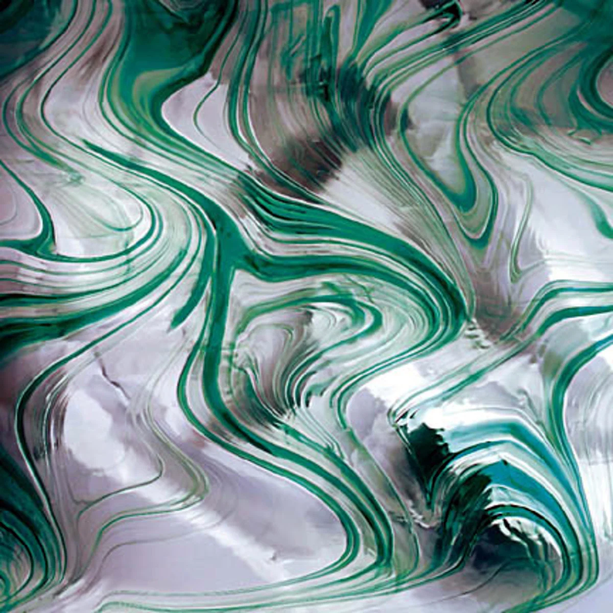 OCEANSIDE Spectrum BR Teal -Teal/Clear Baroque – VS Glass Products